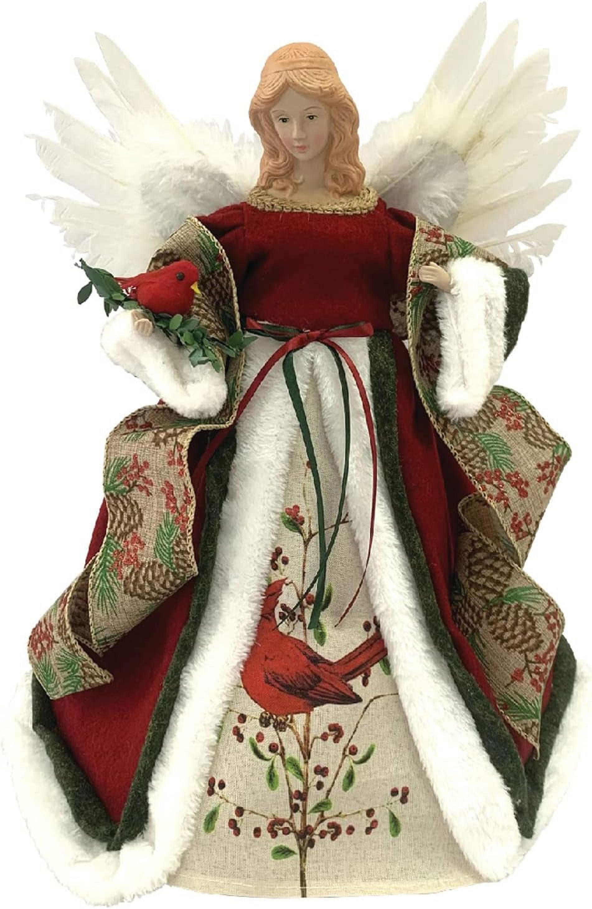 Cardinal Angel Tree Topper - Walmart.com
