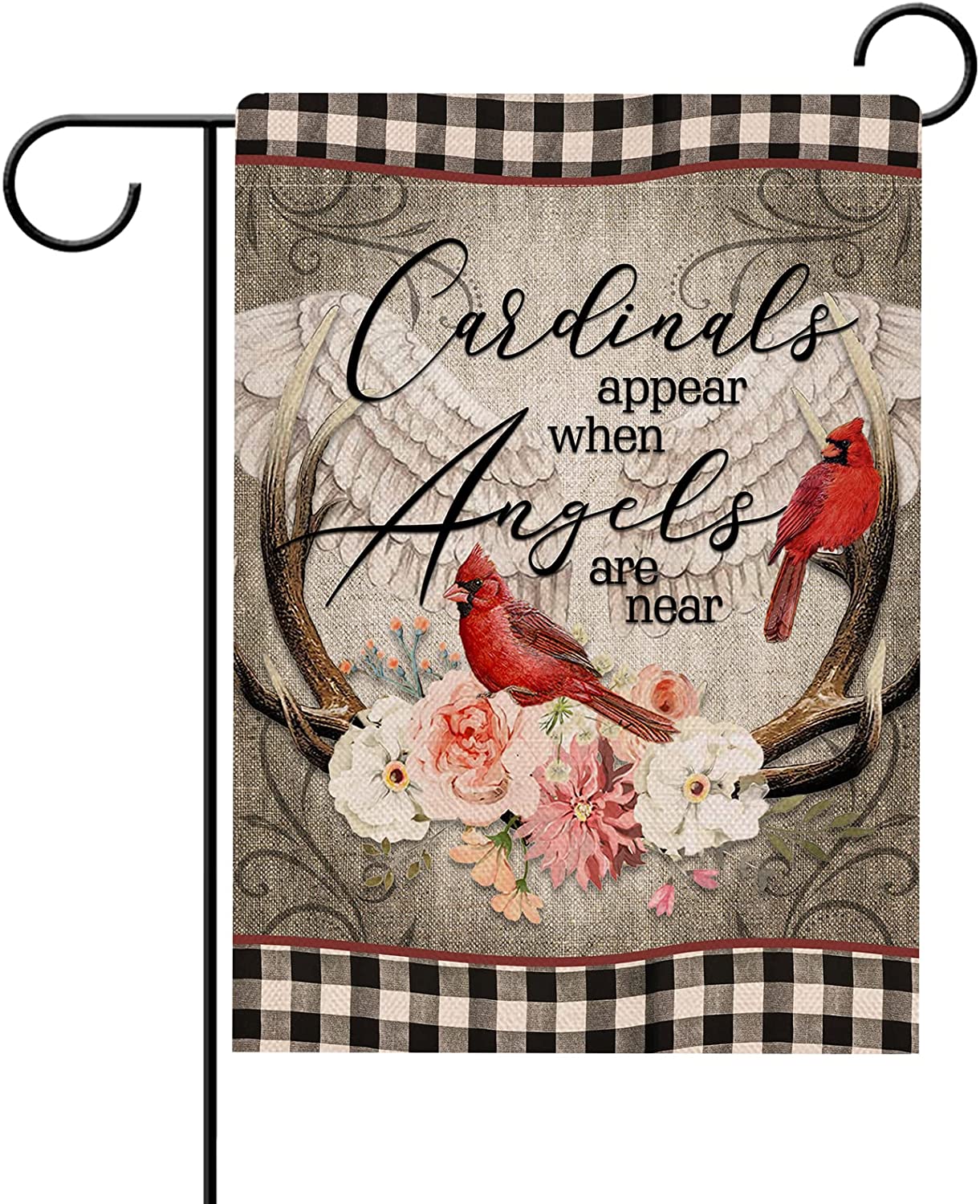 Cardinal Appear When Angels are Near Spring Peony Flower Home ...