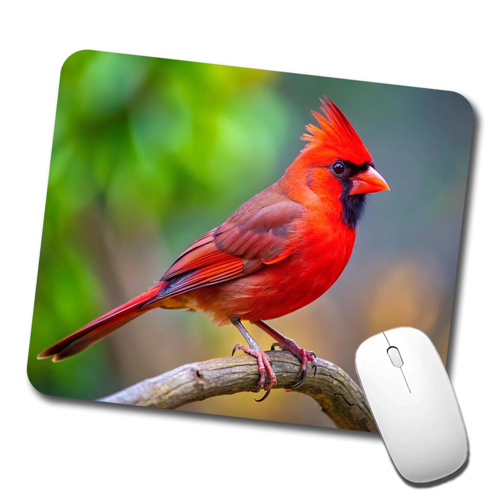 Cardinal Backyard Bird Mouse Pad Low Profile Gaming Mat - Walmart.com