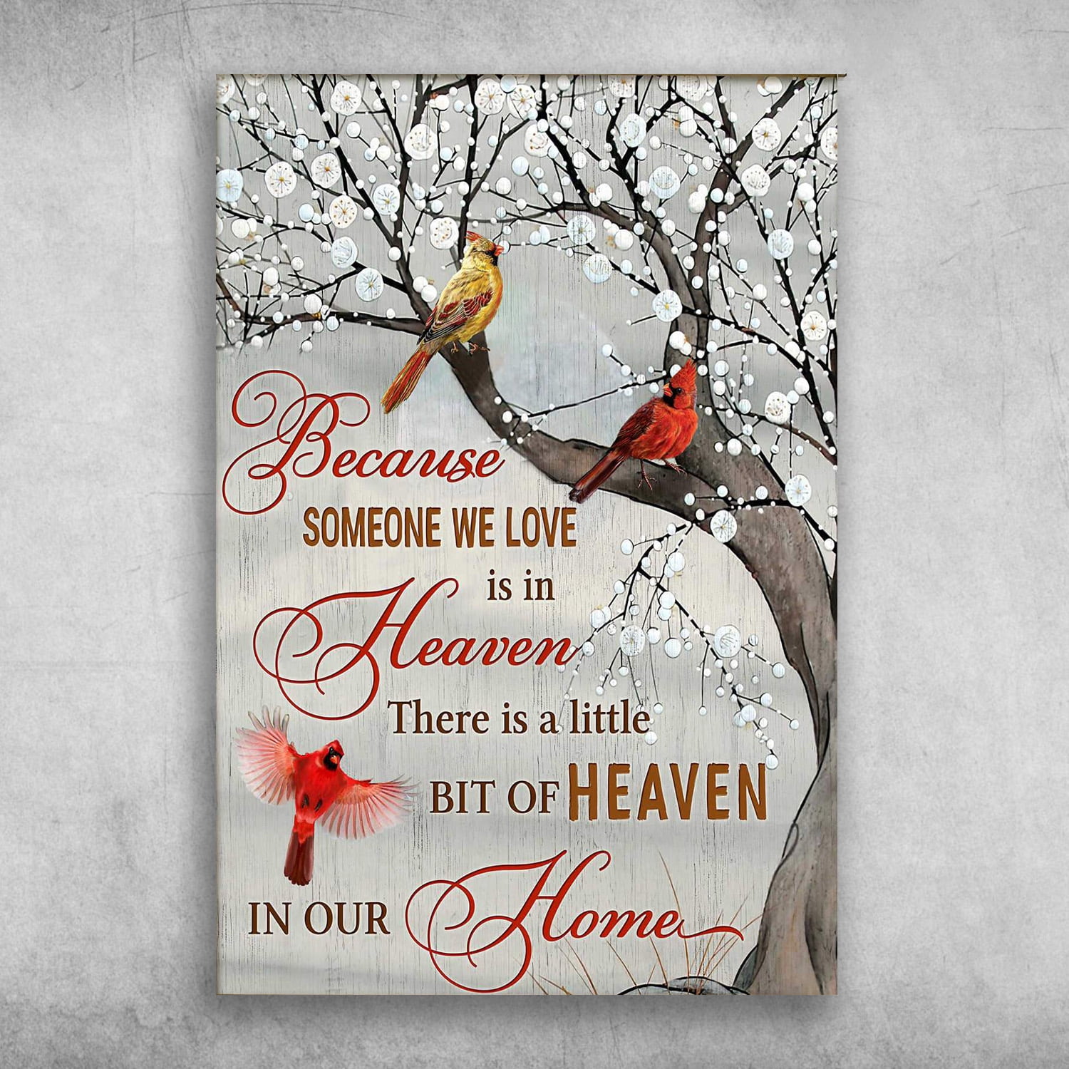 Cardinal Bird - Because Someone We Love Is In Heaven, There Is A Little ...