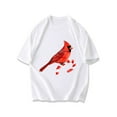 Cardinal Bird Candy Cane T Shirt Black Christmas Holiday Design For Men ...