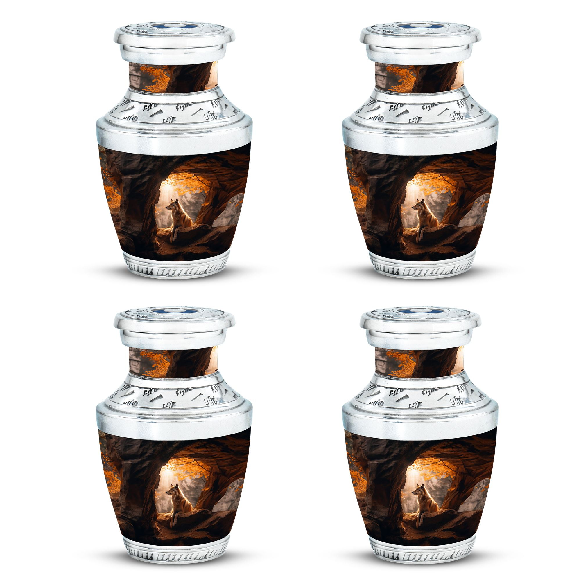 Cardinal Bird Cherished Echoes Small Cremation Urn - Unique Design Mini ...