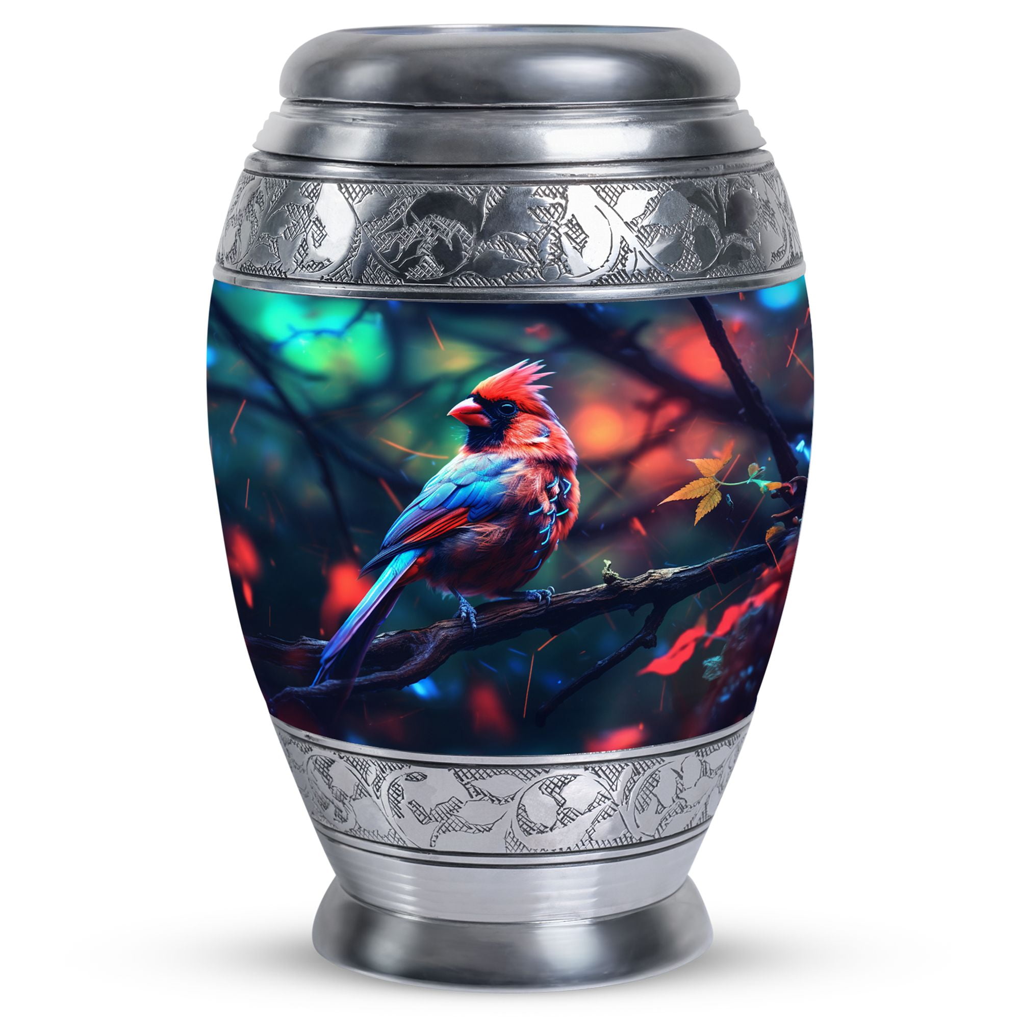 Cardinal Bird Creation Urn, Decorative Urns For Ashes Adult Female Mom ...