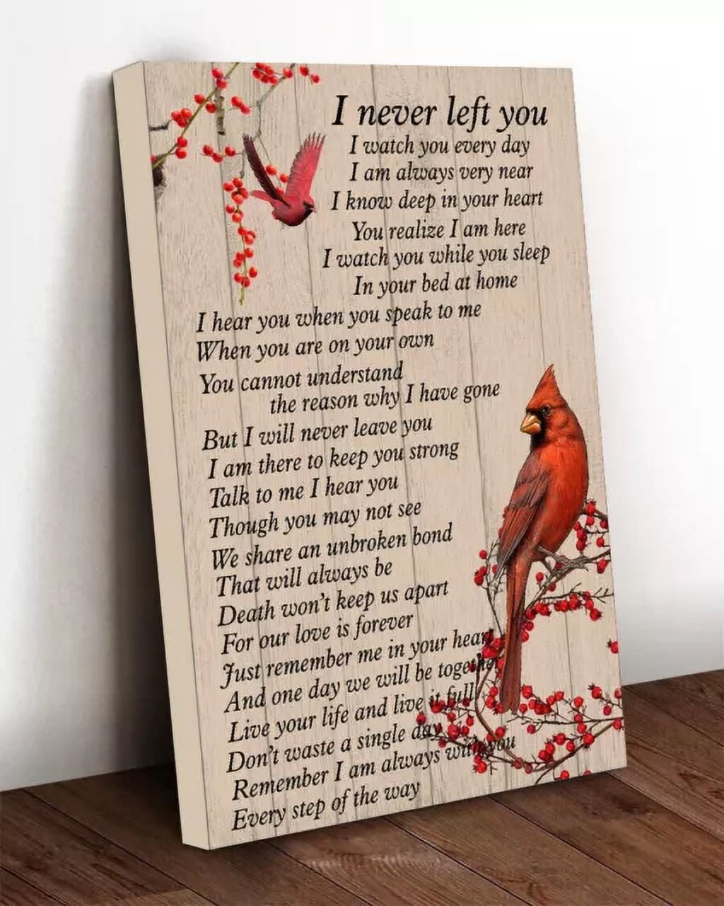 Cardinal Bird I Never Left You I Watch You Everyday I'M Always Very ...
