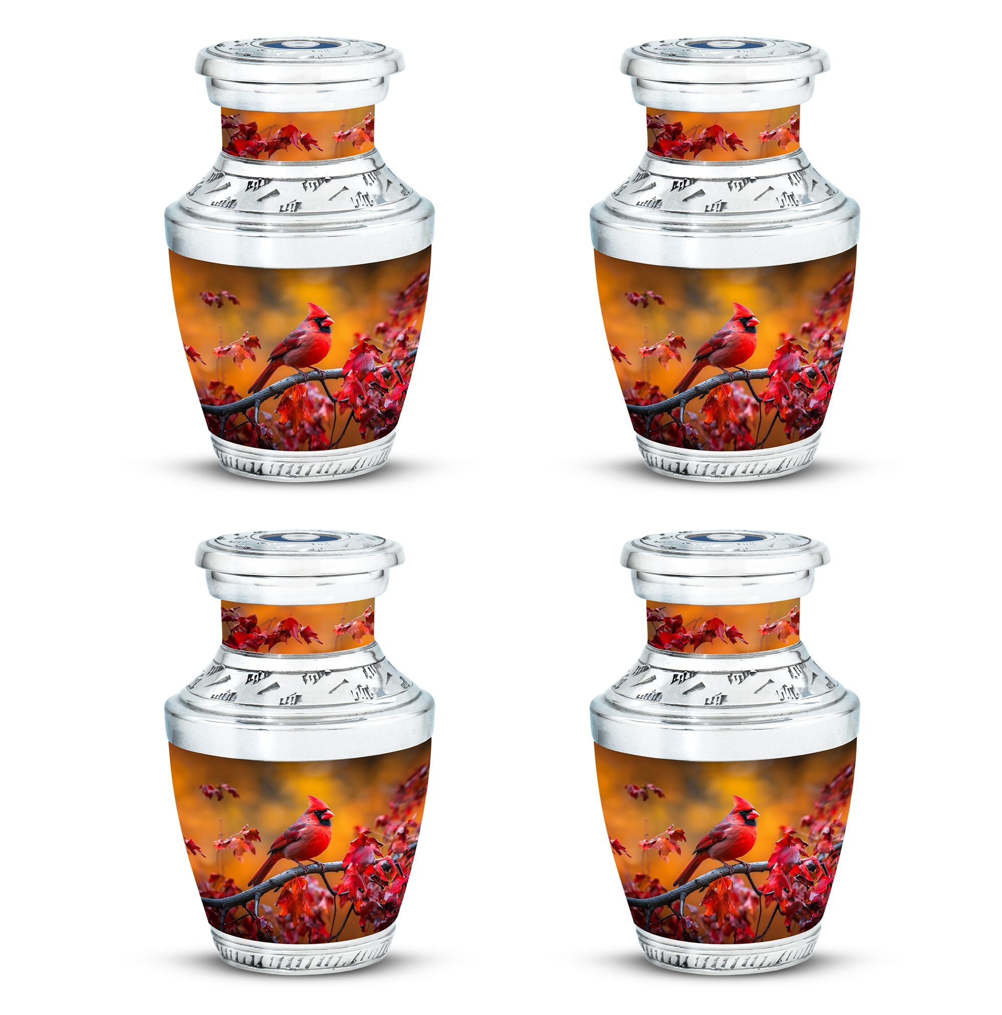 Cardinal Bird Luminous Legacy - Small Decorative Urn - Light of Life in ...