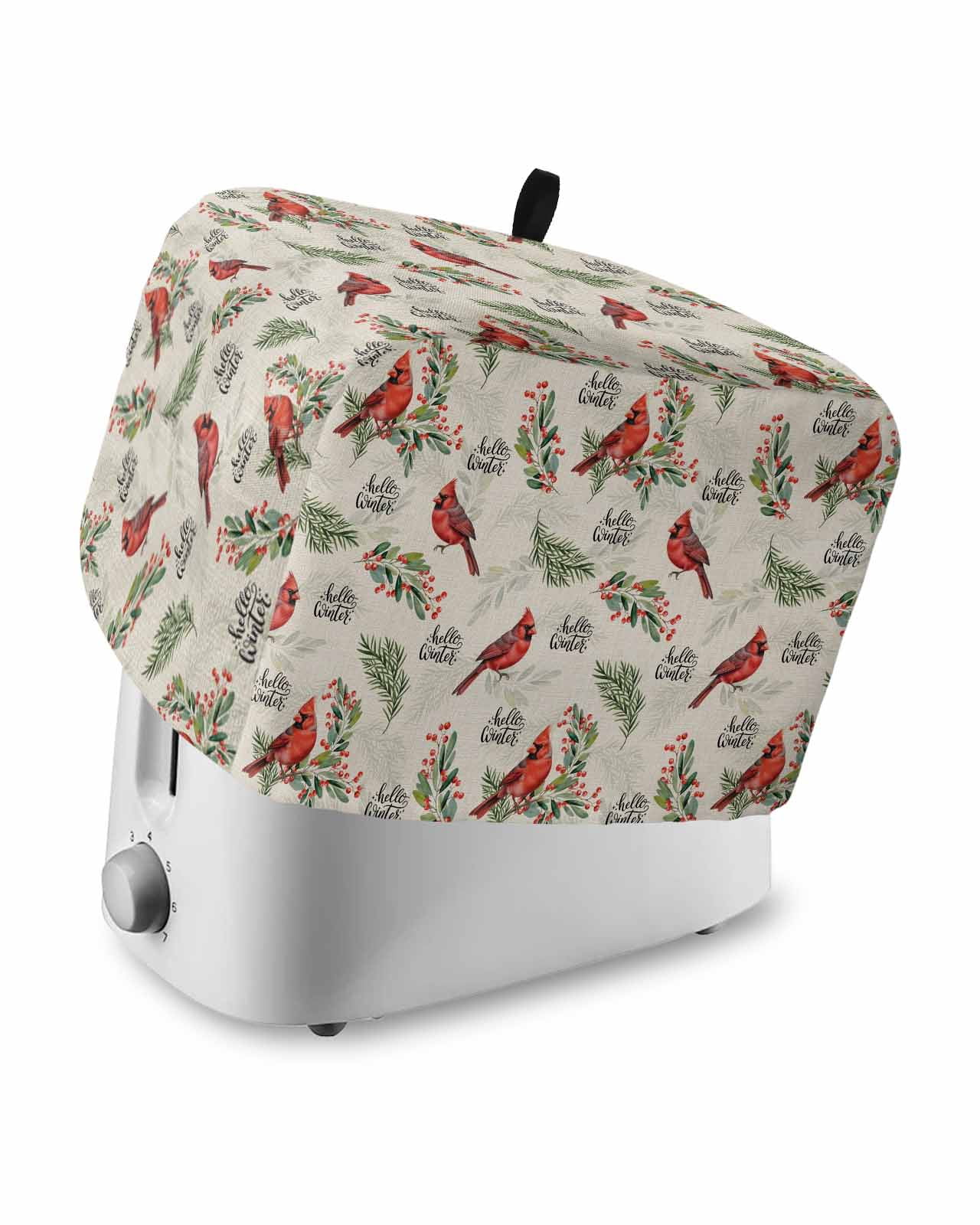 Cardinal Bird Small Toaster Cover 2 Slice, Kitchen Appliance Covers ...