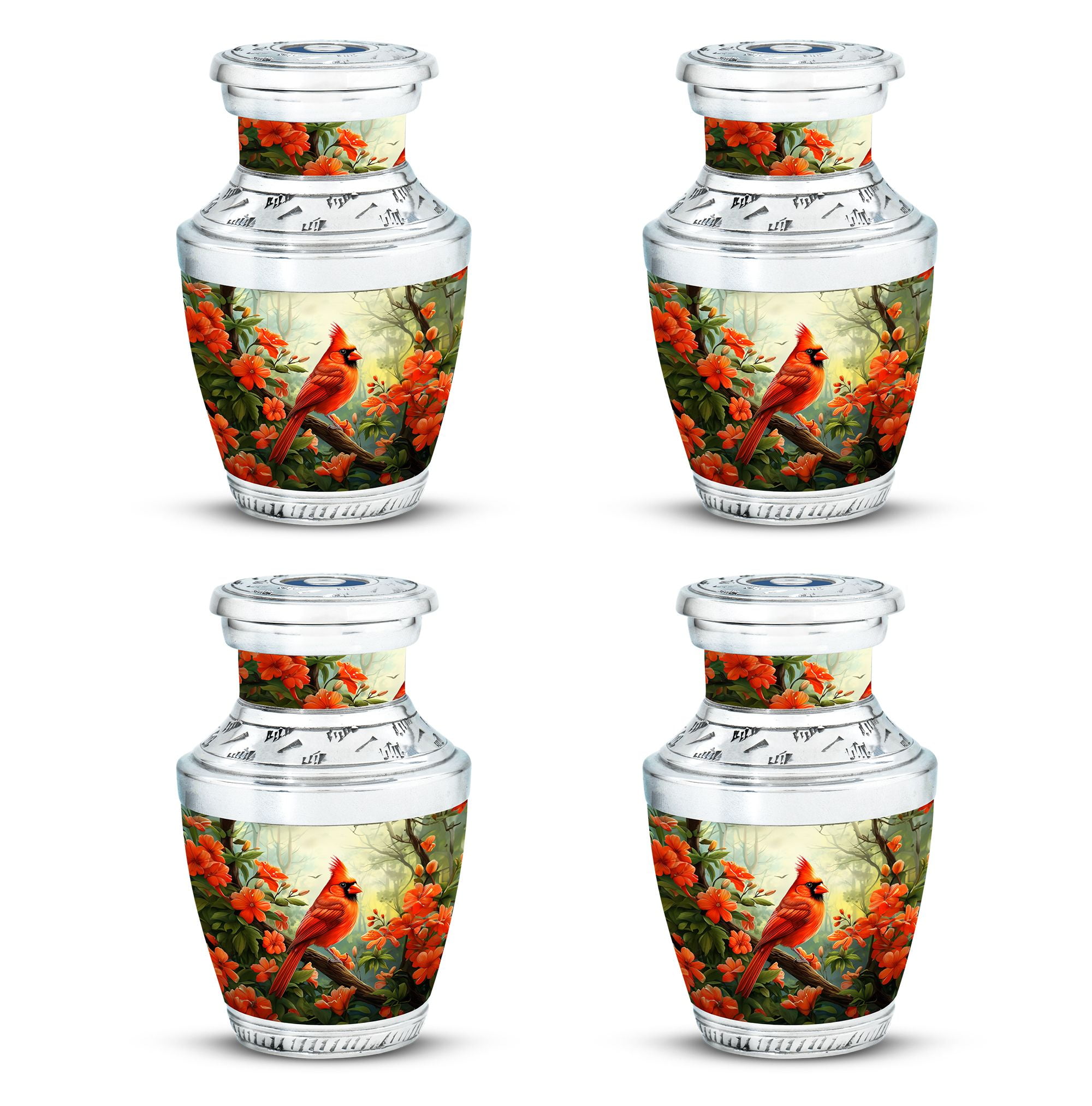 Cardinal Bird Solace and Serenity Mini Urn - Compact Memorial for ...