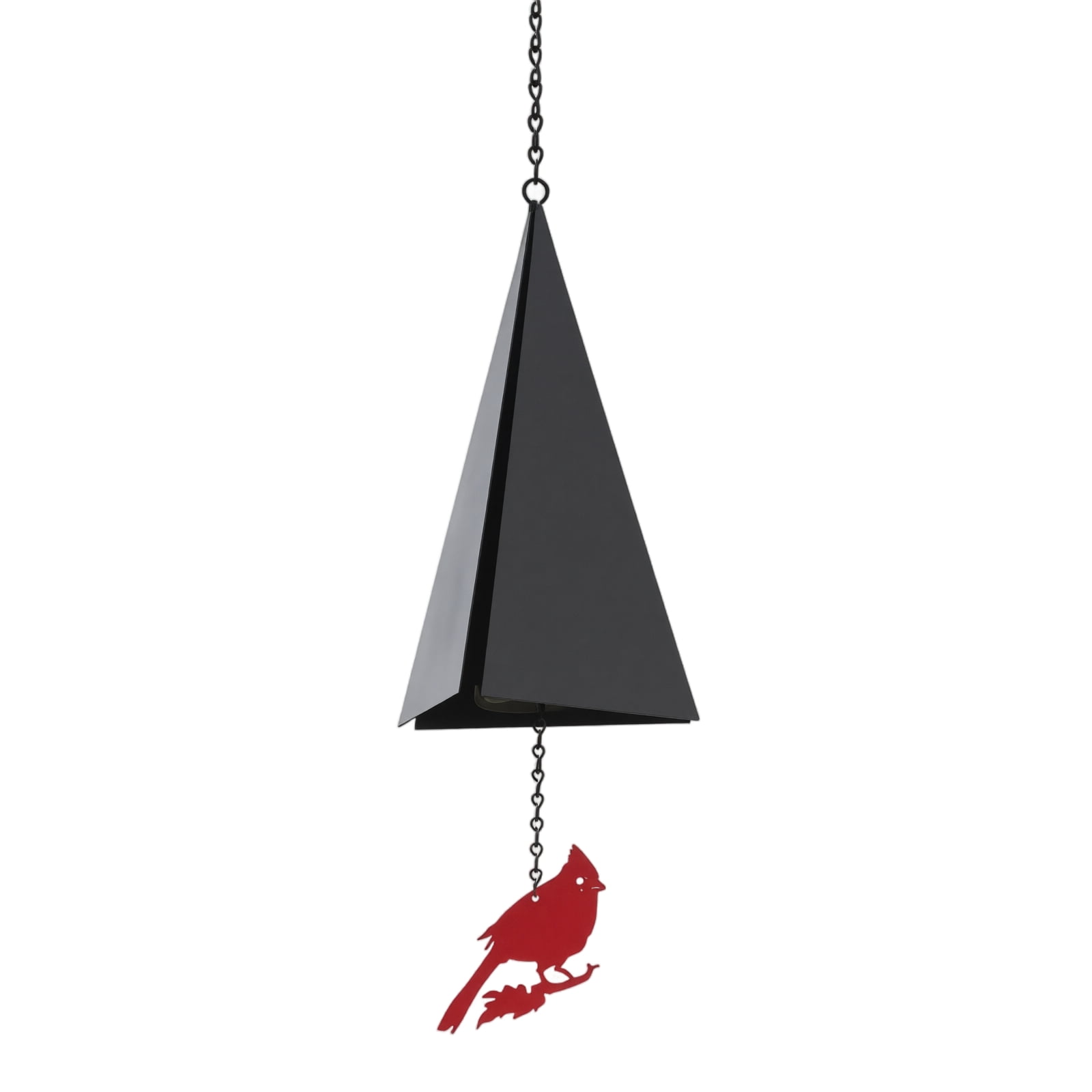 Cardinal Bird Triangle Wind Chime, Decorative Metal Bell Hanging ...