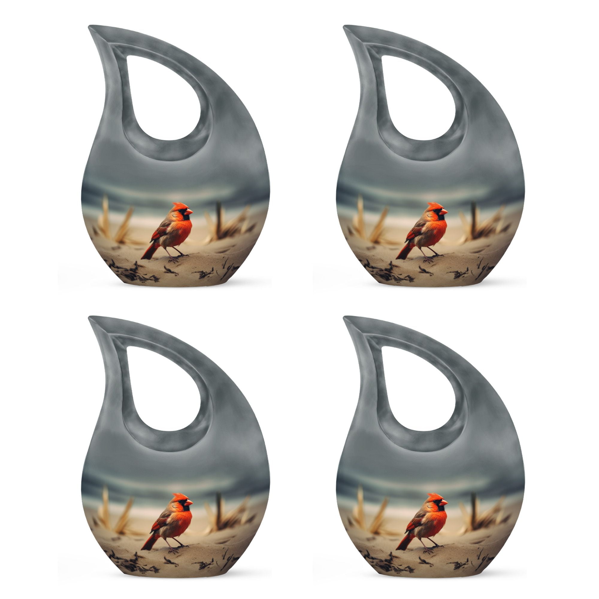 Cardinal Bird Urn - Urn For Human Ashes Adult Male & Female - Human ...