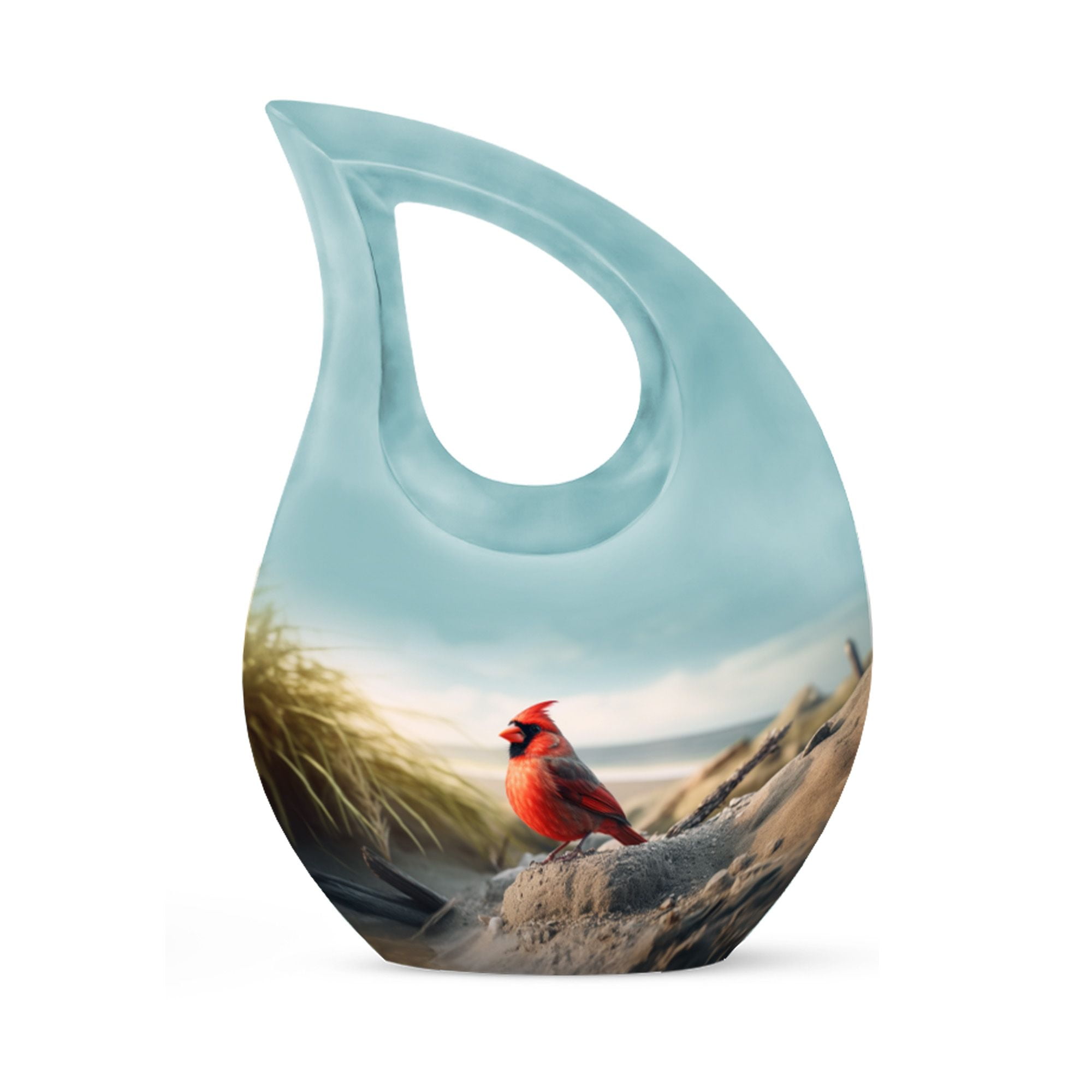 Cardinal Bird Urn - Urns For Adult Male & Female - Adult Cremation Urns ...