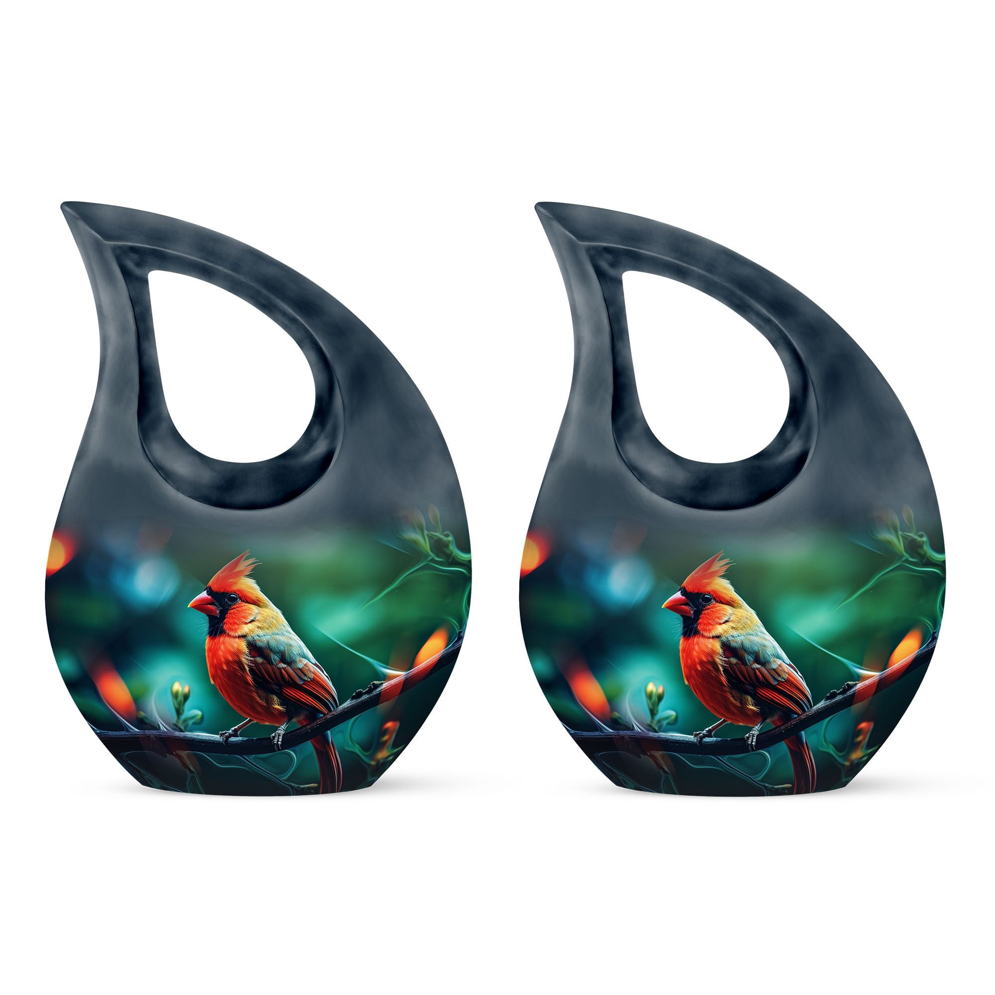 Cardinal Bird Urn - Urns For Ashes Adult Mom & Dad - Cremation Urn ...