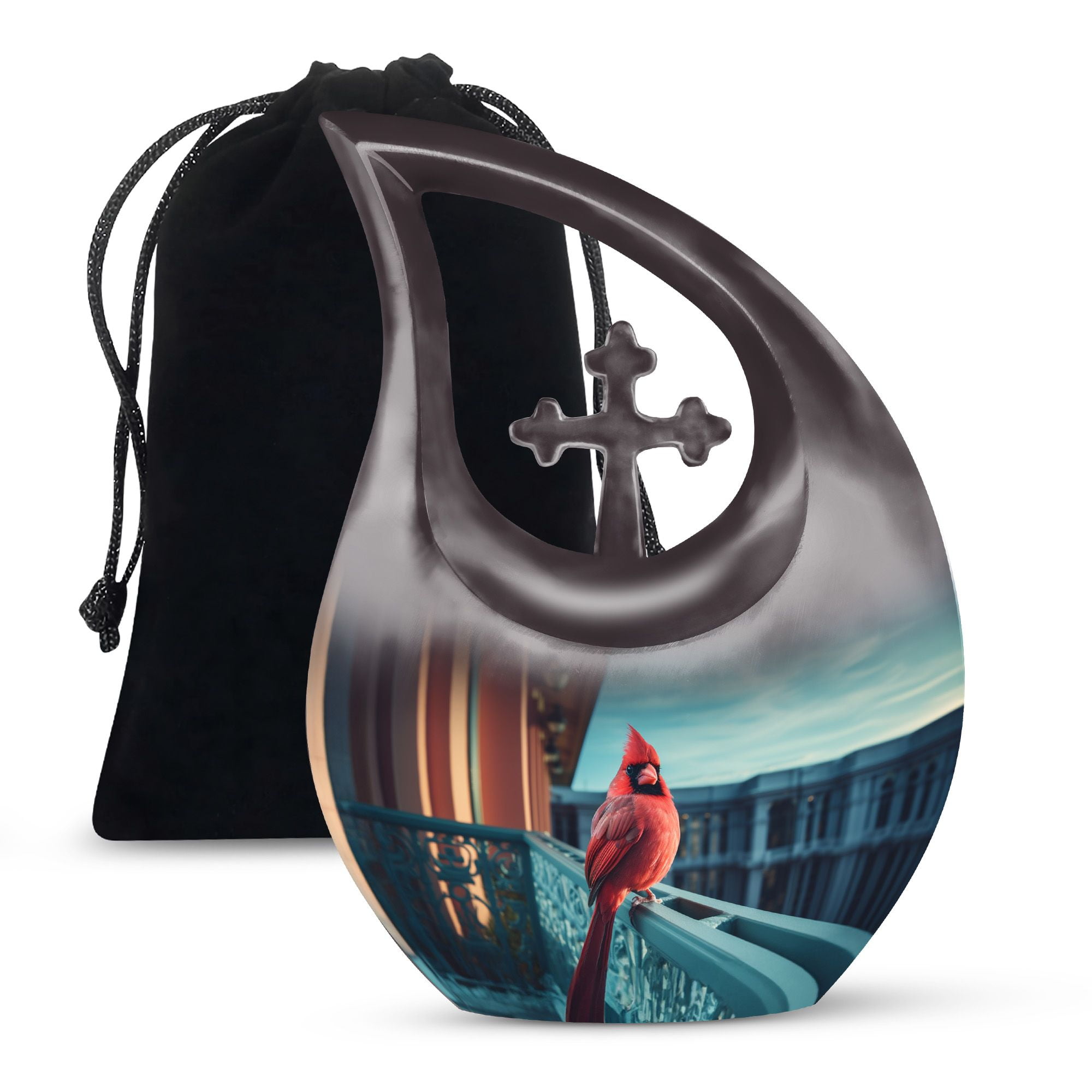 Cardinal Bird Urn - Urns For Human Ashes Adult Female - Beautiful Urns ...