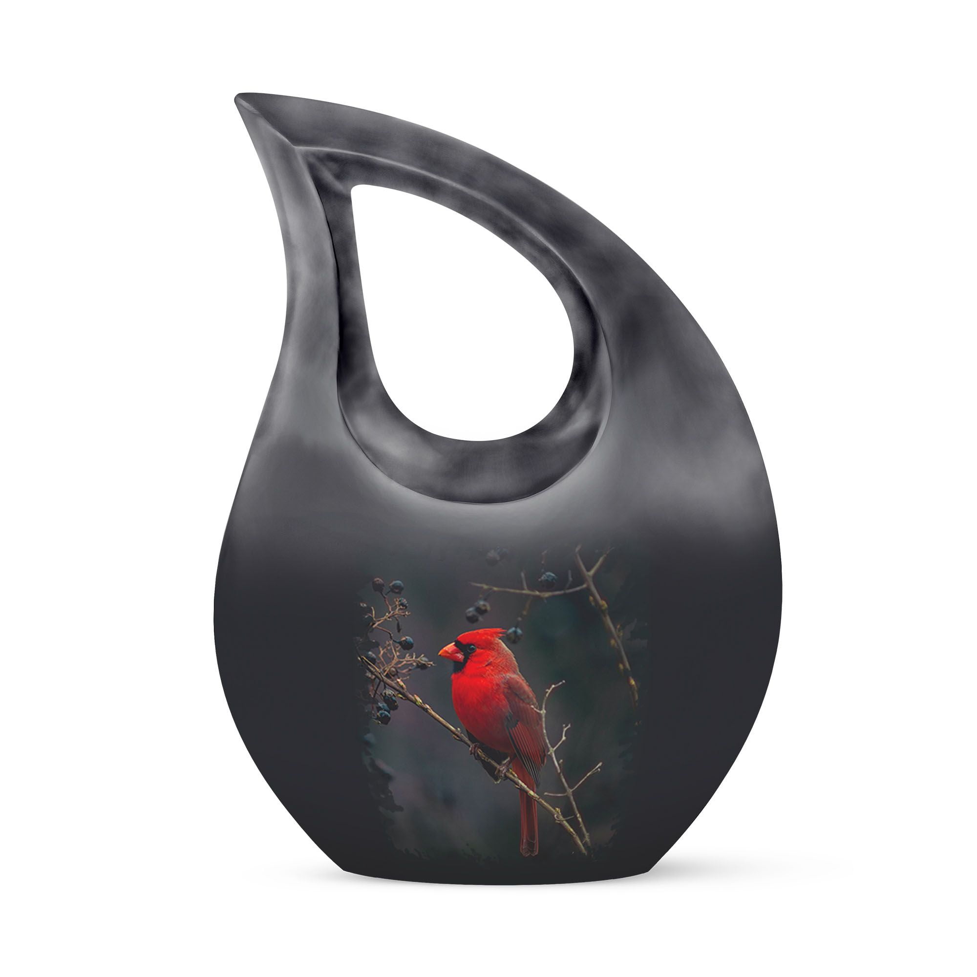 Cardinal Bird Urn - Urns For Human Ashes Adult Man - Burial Urns For ...