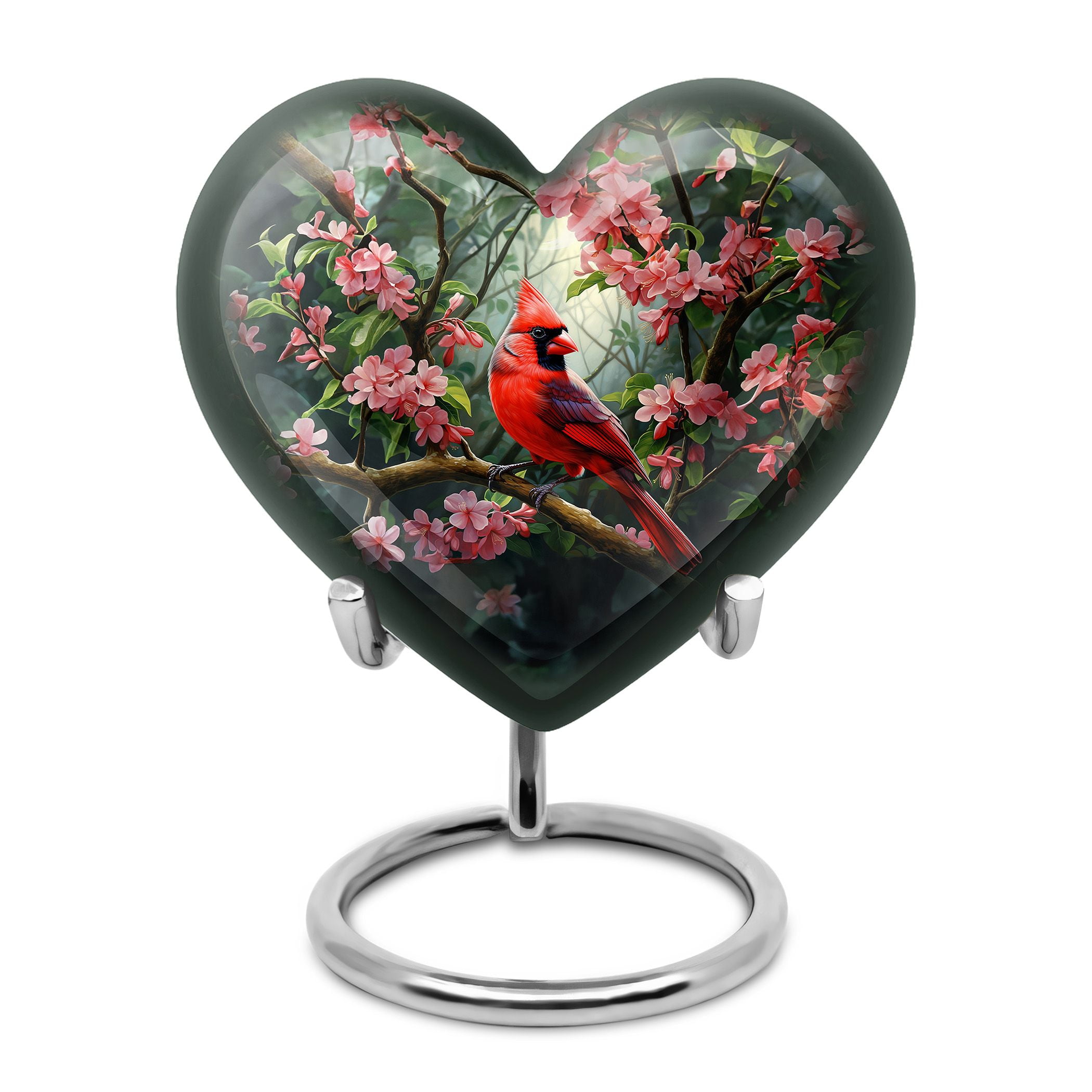 Cardinal Bird Urns For Burial, Small Keepsake Urn, Small Cremation Urns ...