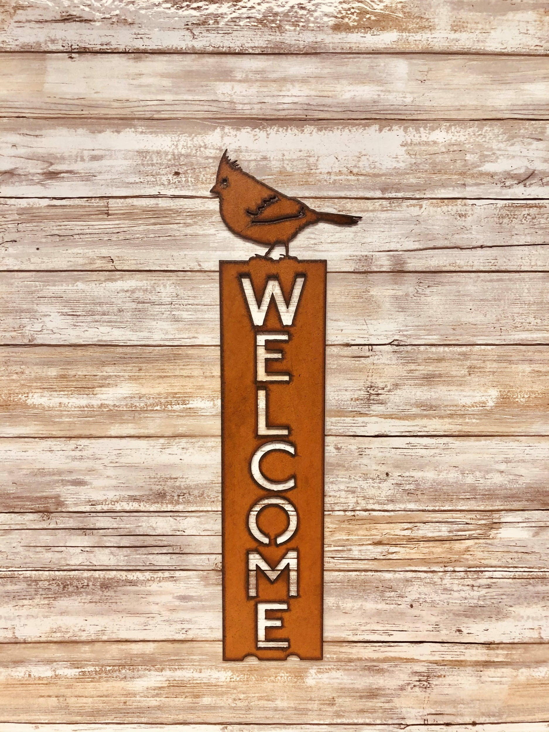 Cardinal Bird Vertical Welcome Sign - Walmart.com