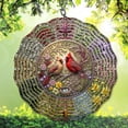 Cardinal Bird Wind Spinner 10 Inch, Jeweled Spring Garden Decor for ...