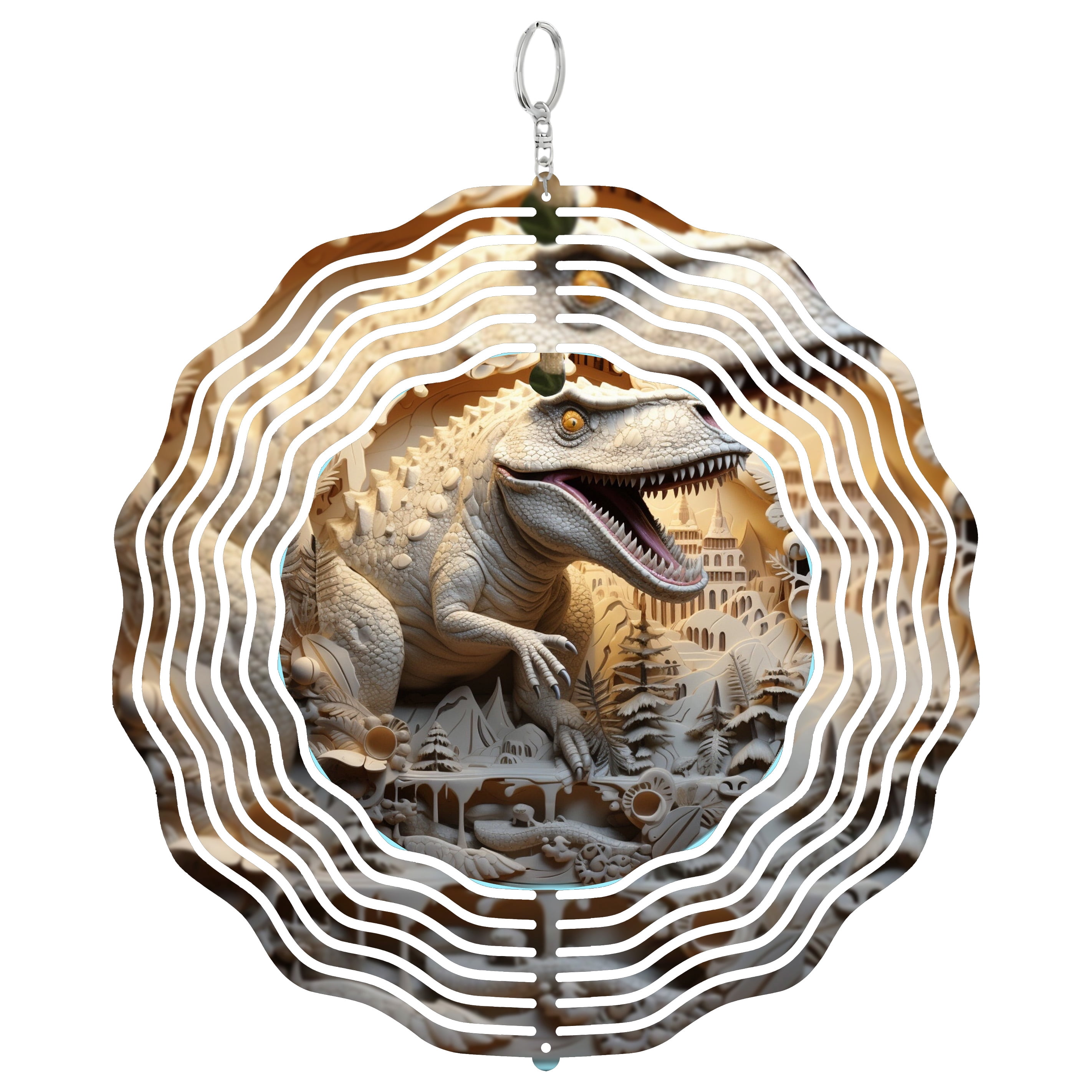 Cardinal Bird Winter Nature Art 3D Wind Spinner Stainless Steel Kinetic ...