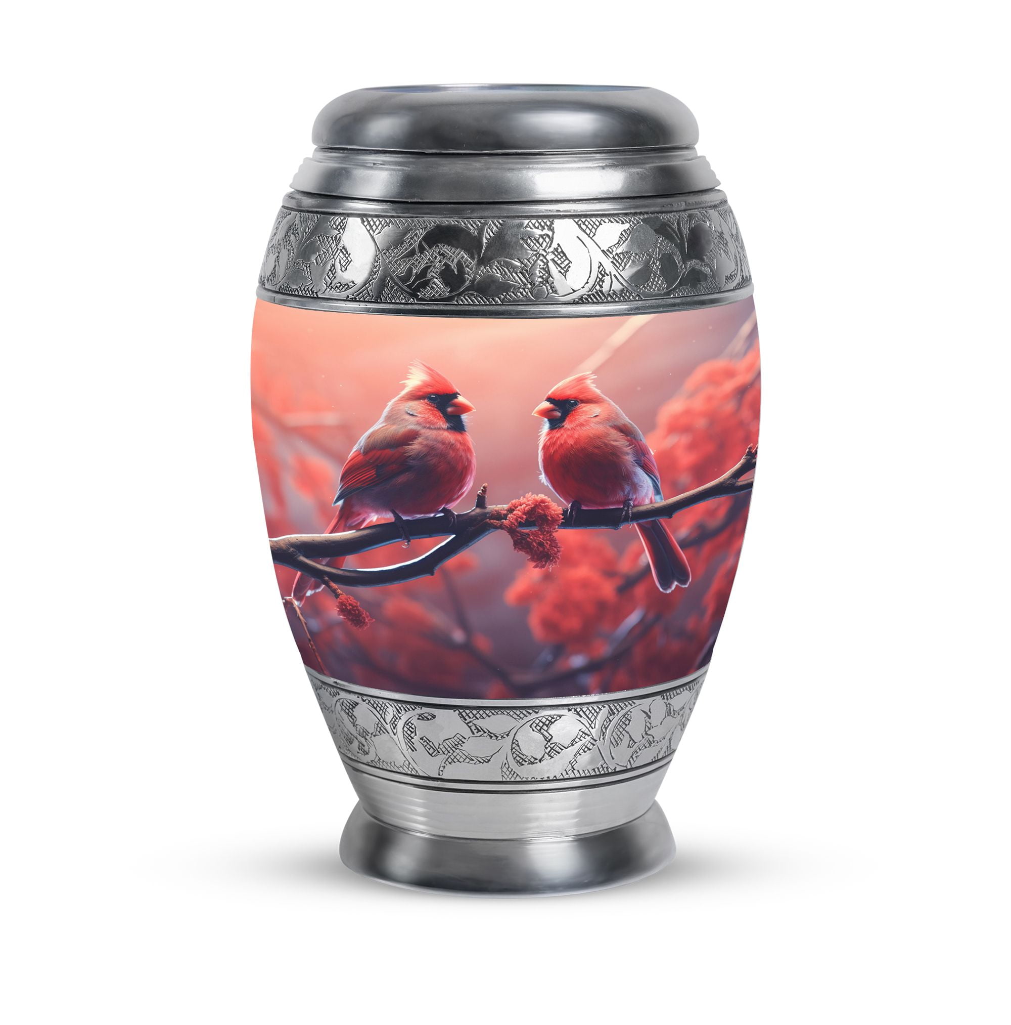 Cardinal Birds - Large Cremation Urns - Funeral Urns For Adult Ashes ...