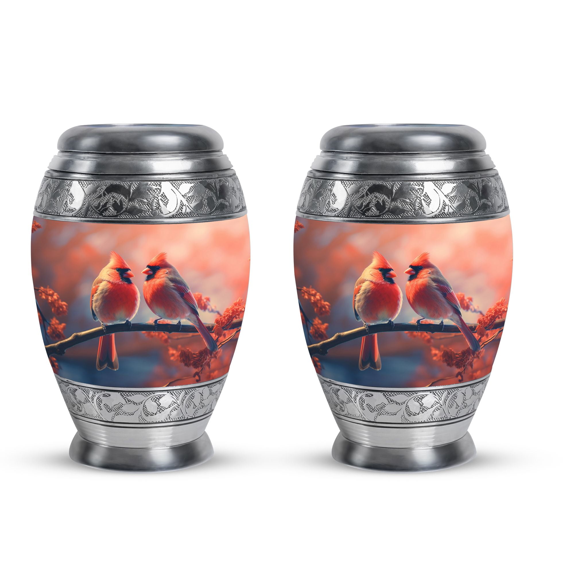 Cardinal Birds - Mini Urns For Ashes Small - Cremation Urns For Burial ...