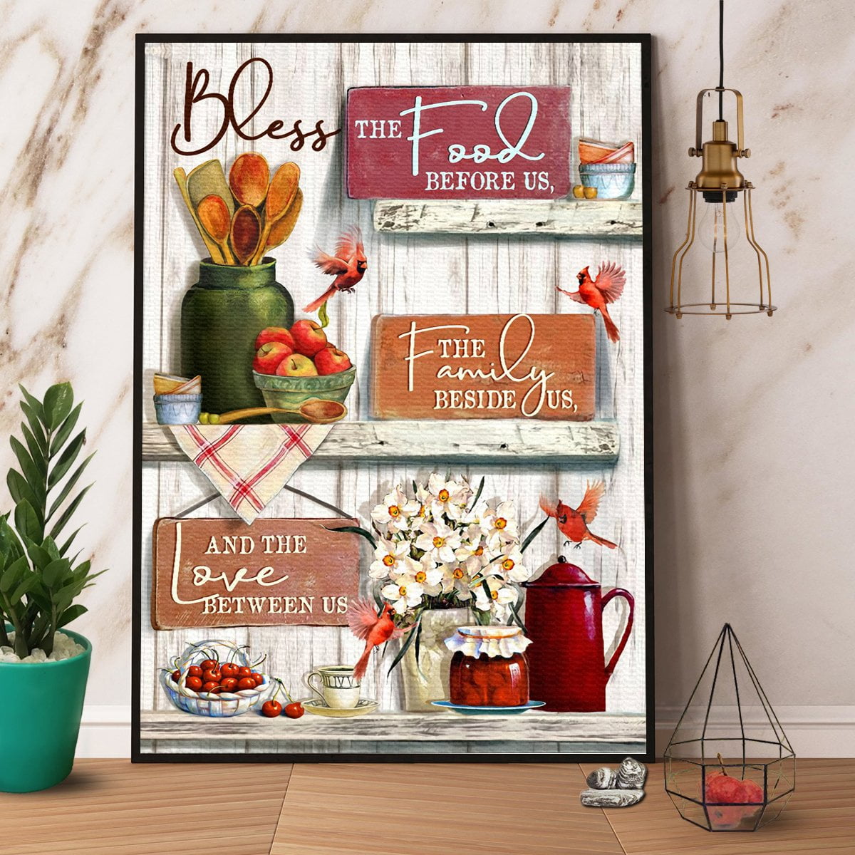 Cardinal Bless The Food Before Us The Family Beside Us Paper Poster No ...