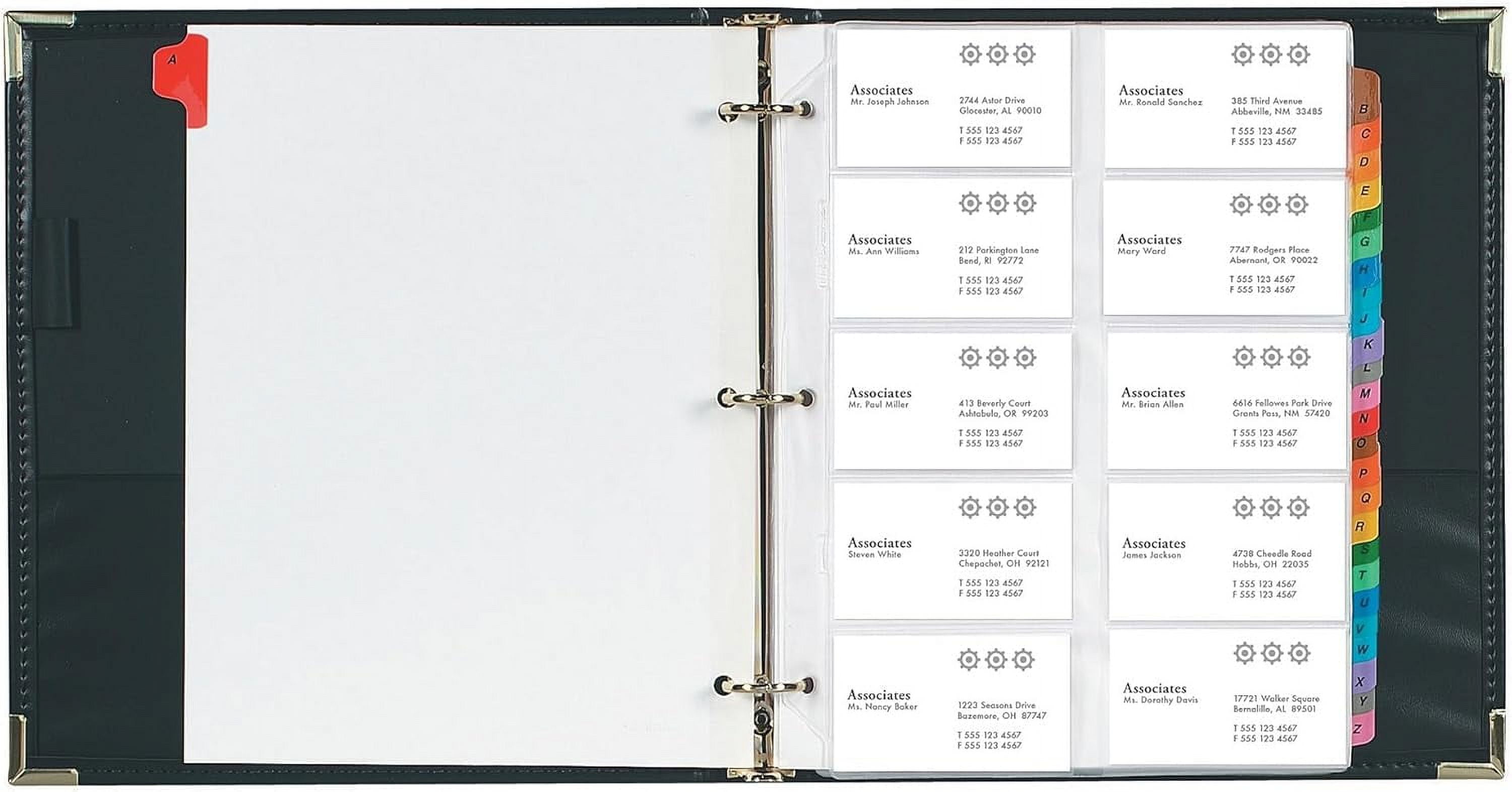 Cardinal Business Card Books (CRD65361C20) - Walmart.com