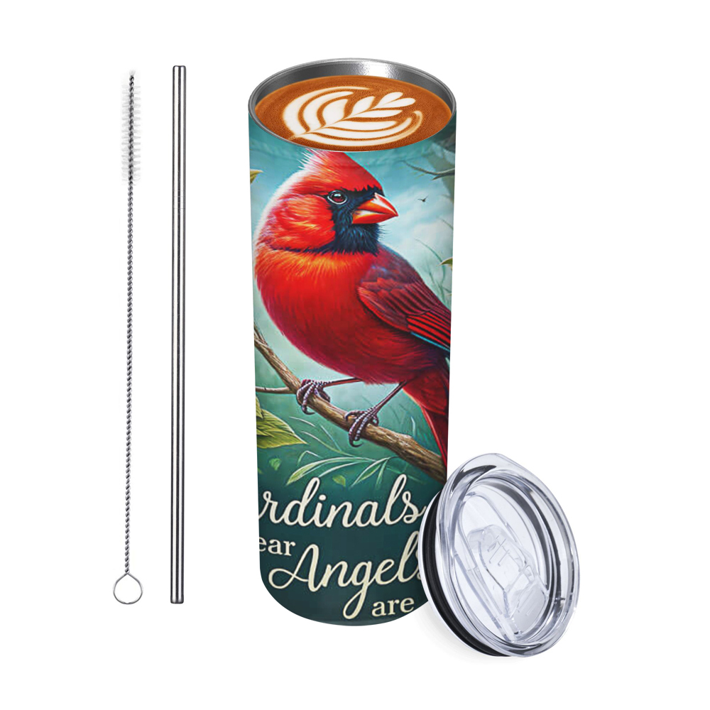 Cardinal Cardinals Appear When Angels Are Near 20oz Coffee Mug Cup ...