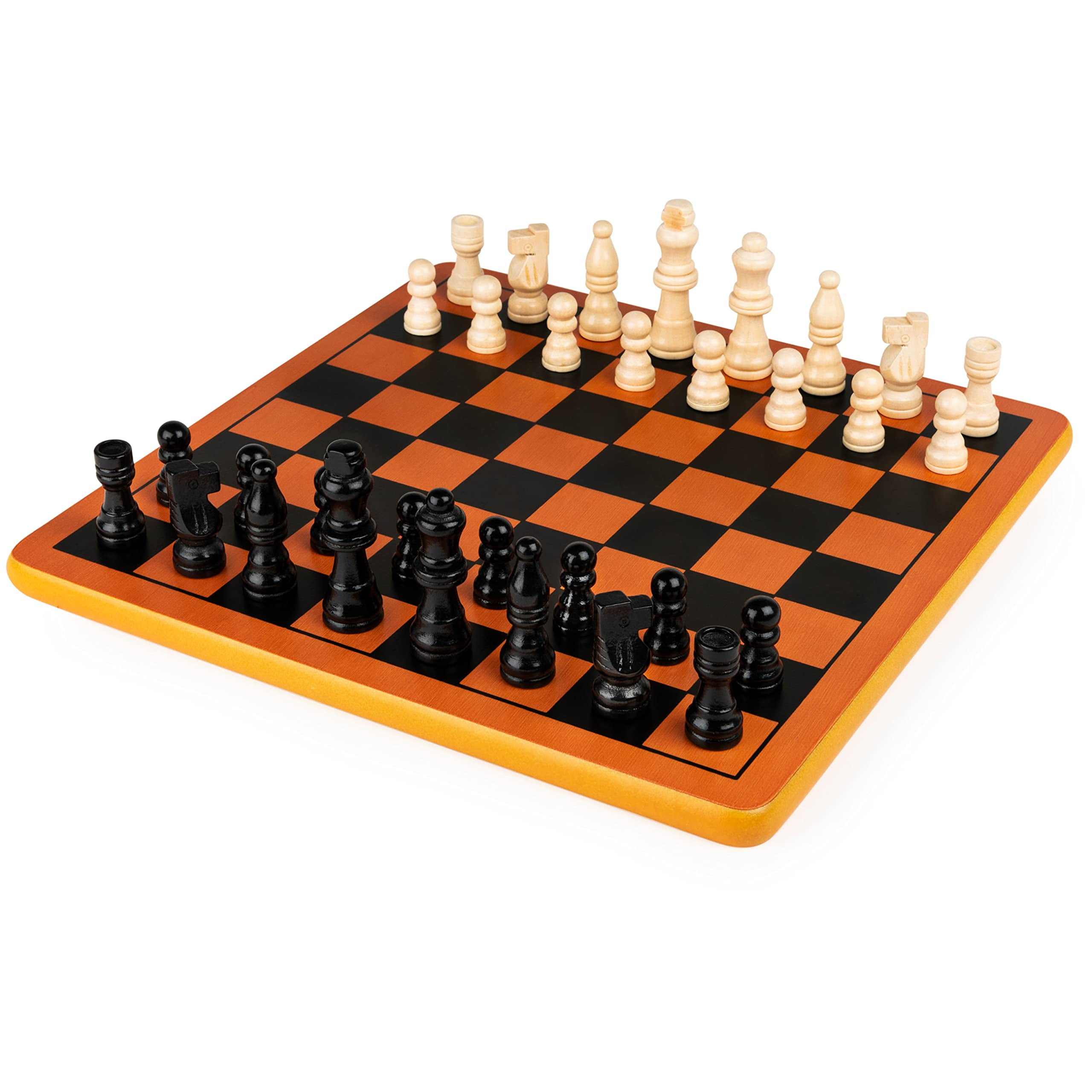 Cardinal Classics, Wood Chess DHF10 Set with Chess Board and Wood Chess ...