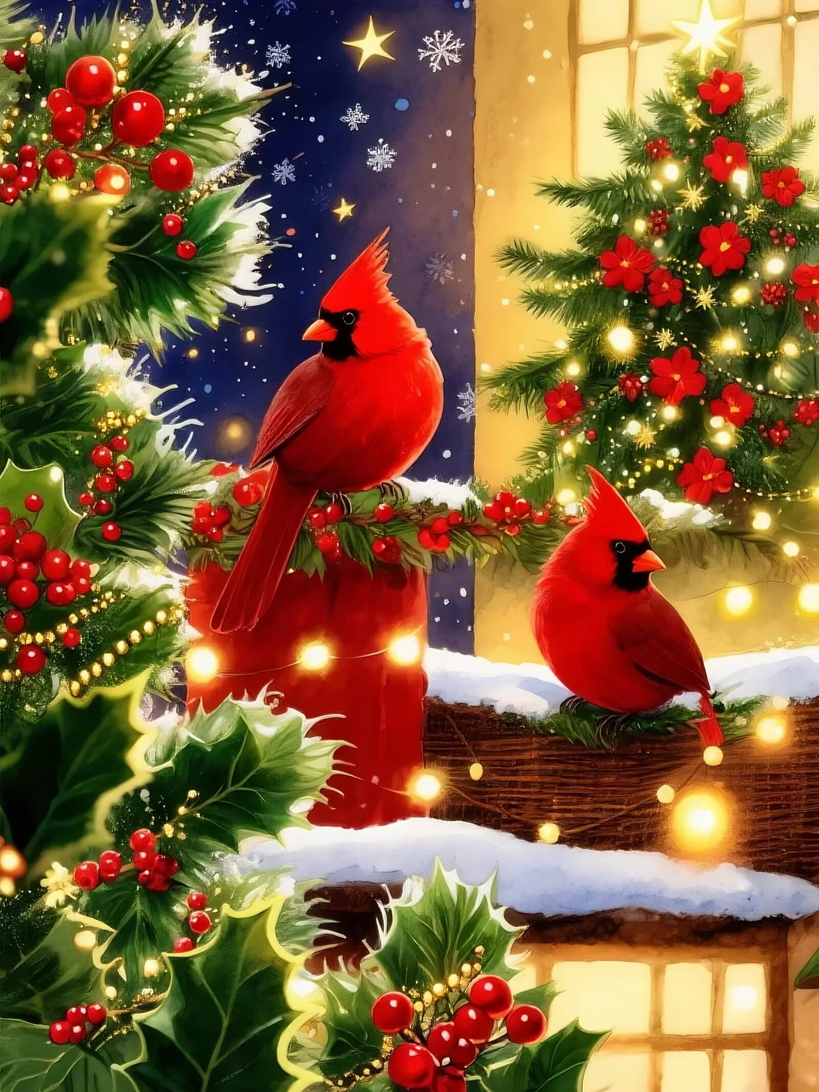 Cardinal Diamond Art Kits for Adults- 5D Diamond Painting Kits ...