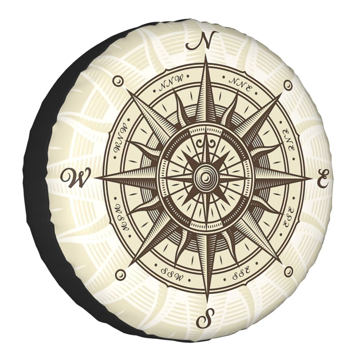 Cardinal Directions And Compass Rose Spare Wheel Tire Cover Universal ...