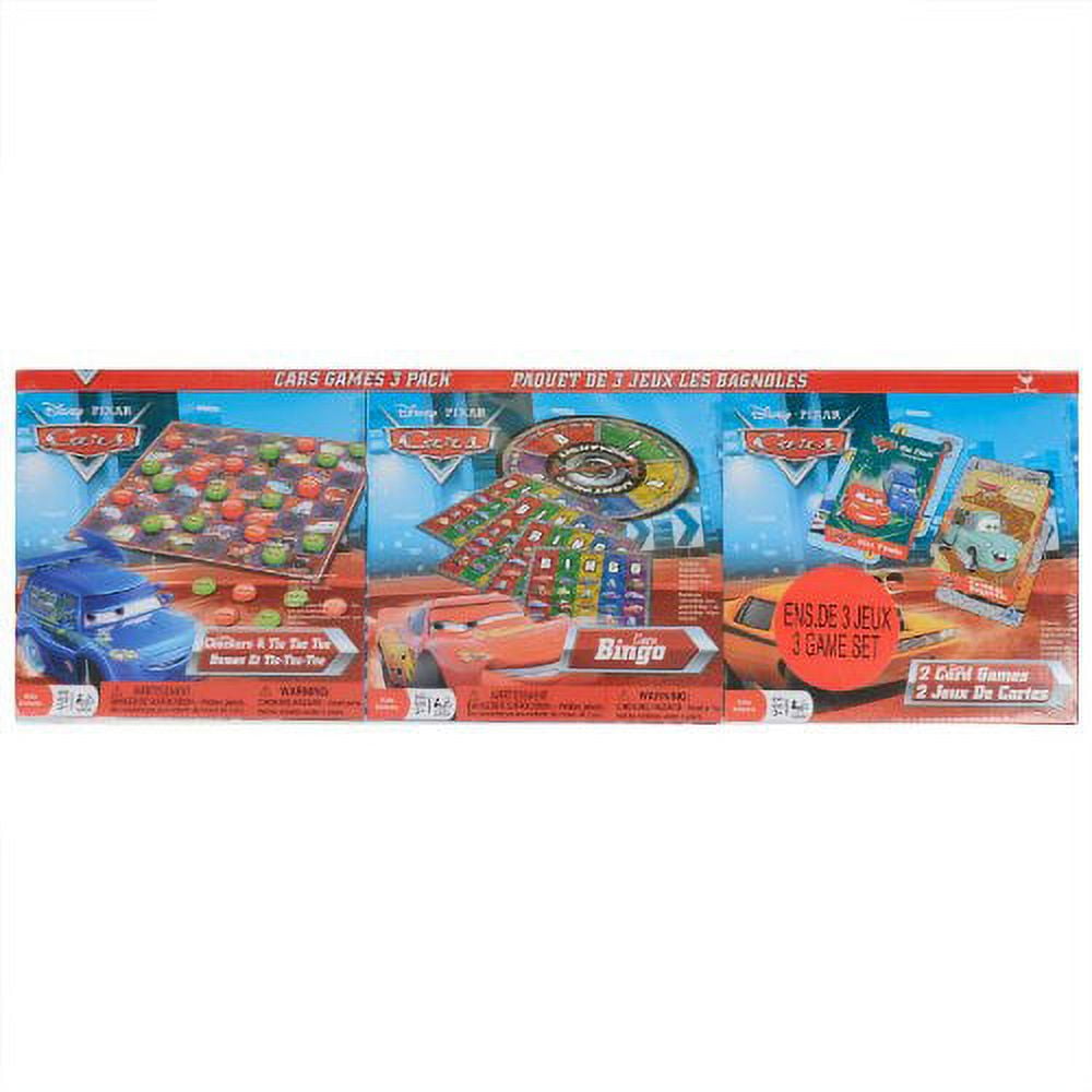 Cardinal Disney Cars Checkers & Tic Tac Toe Game Set - Walmart.com