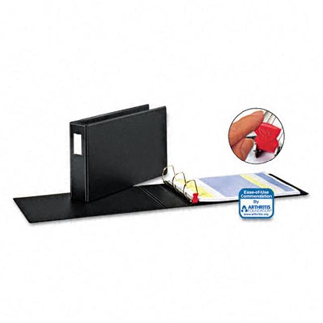 Cardinal EasyOpen Slant-D Tabloid Reference Binder - Black - 3in ...