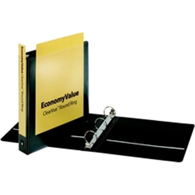 Cardinal EconomyValue ClearVue Round Ring Binder 1.5 in w Packaging ...