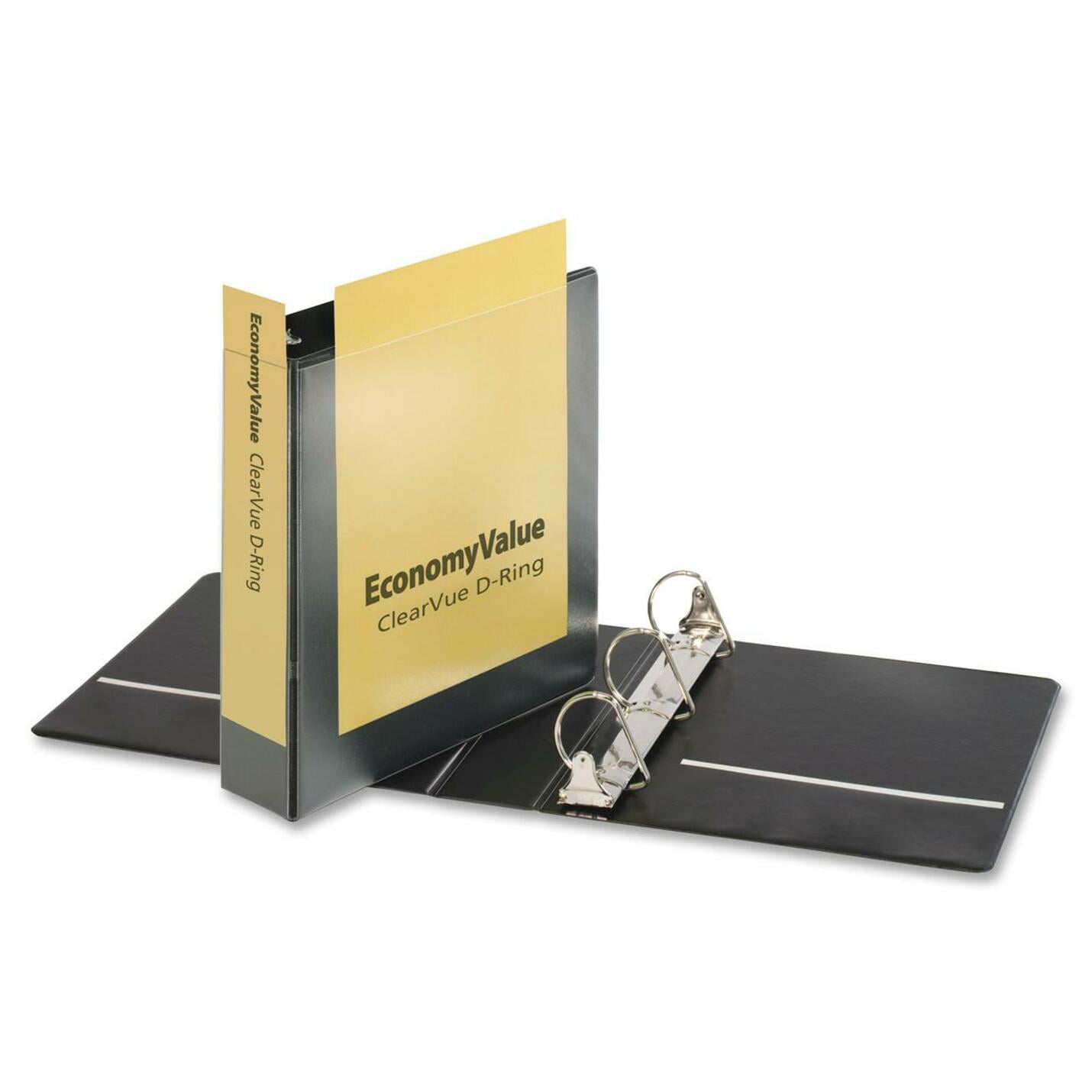 Cardinal Economyvalue Clearvue Slant-d Ring Binder - Letter - 8.50" X ...