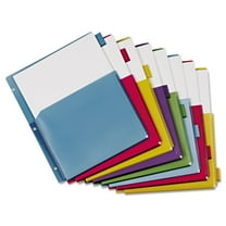 Expanding Pocket Index Dividers, 8-Tab, 11 X 8.5, Assorted, 1 Set/pack ...