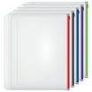 C-Line Office Supplies, Plastic Binder Pockets with Write-On Index Tabs ...