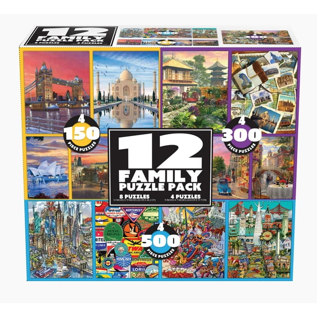 Cardinal Family Jigsaw Puzzles, 12 Pack - Walmart.com