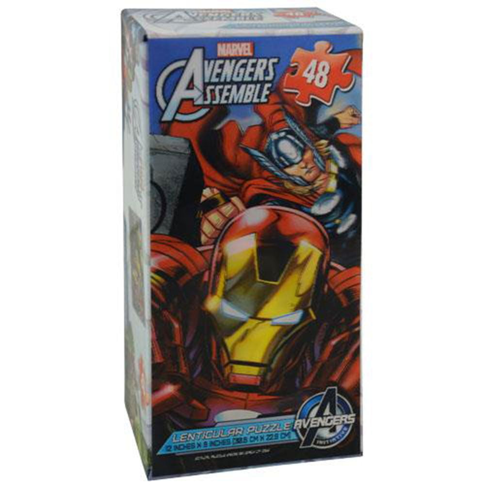 Cardinal Games Marvel Avengers Lenticular Tower Puzzle - Walmart.com