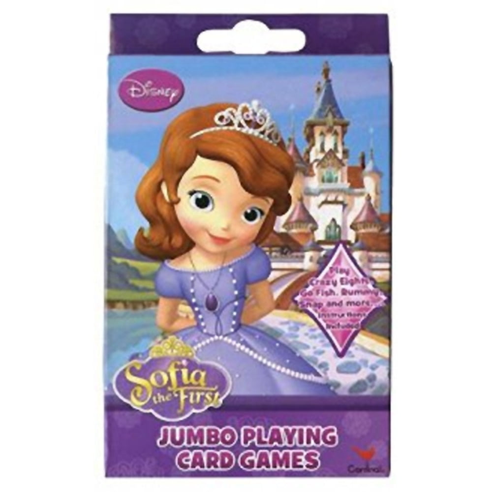 Cardinal Games Sofia the First Jumbo Card Deck - Walmart.com