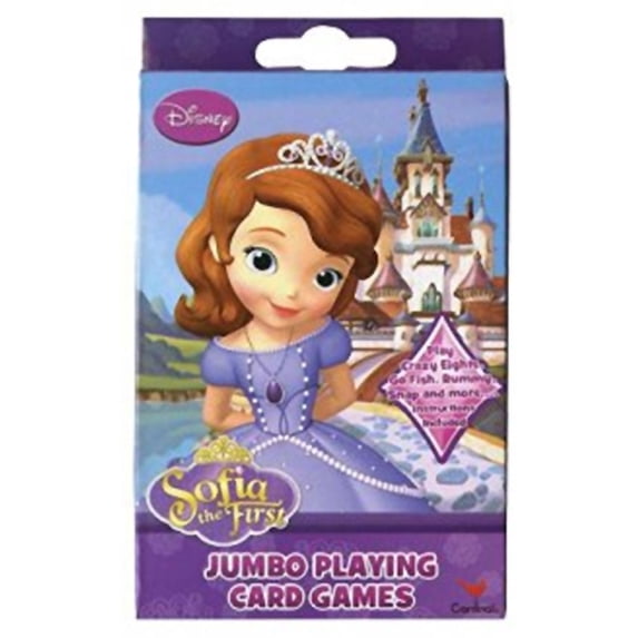 Cardinal Games Sofia the First Jumbo Card Deck - Walmart.com