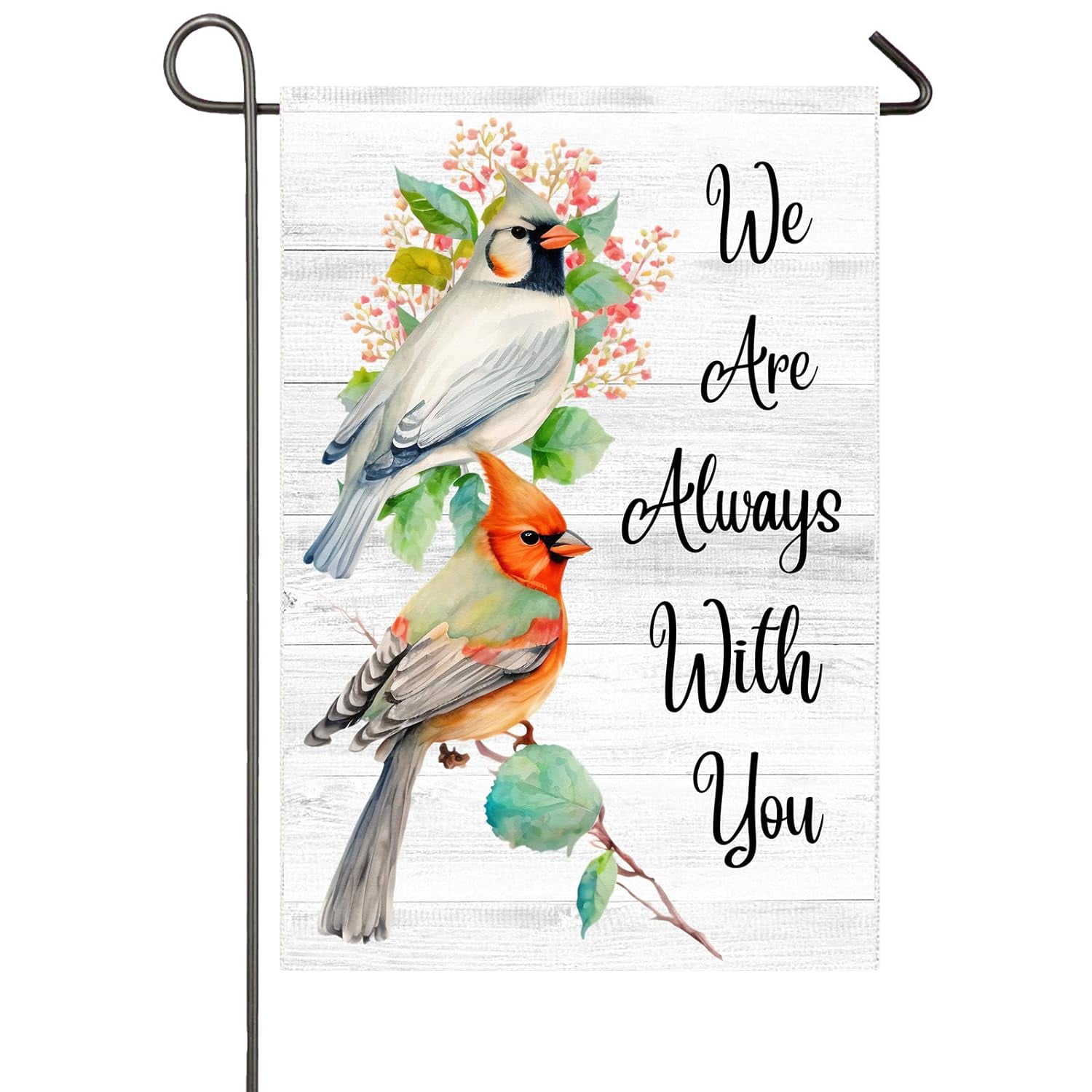 Cardinal Garden Flag Memorial Day Decorations Outdoor Yard Flags Double ...