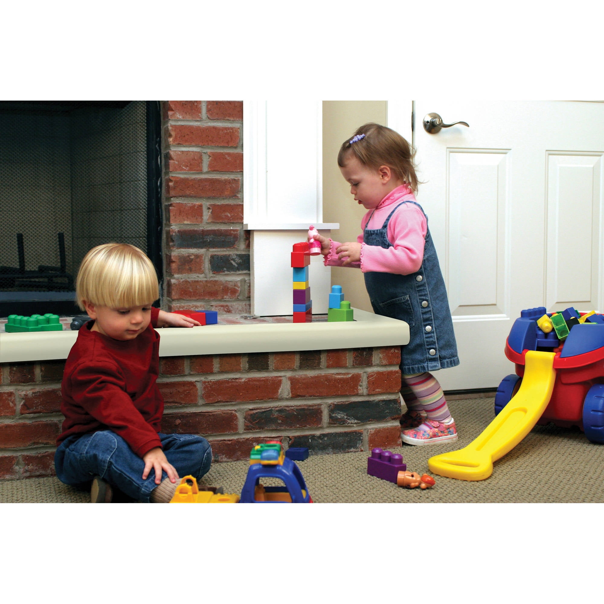 Cardinal Gates Metal Backed Hearth Guard - Fireplace Baby Proofing ...