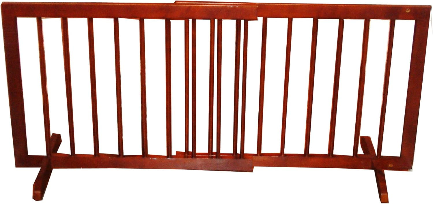 Cardinal Gates Step Over Gate, 21 x 28-Inches, Walnut - Walmart.com