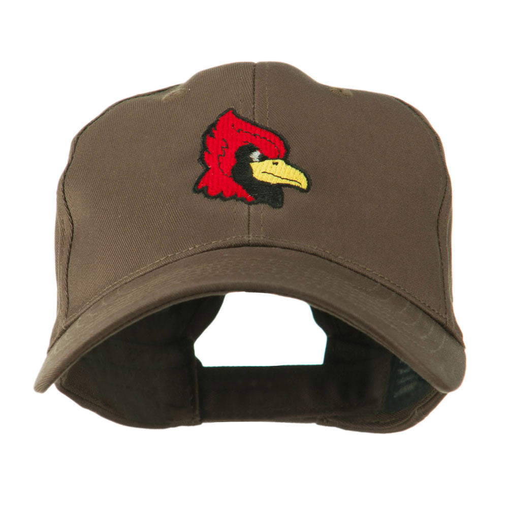 Cardinal Head Mascot Embroidered Cap - Brown OSFM - Walmart.com