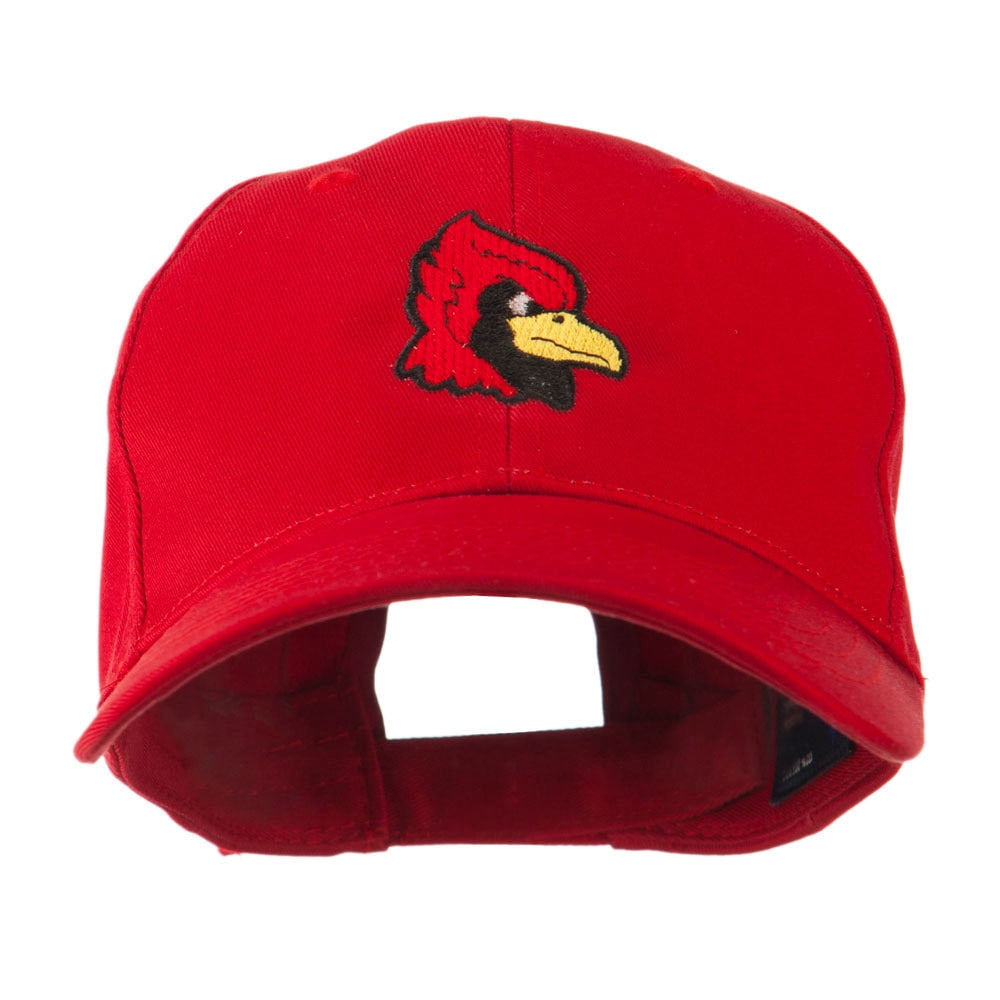 Cardinal Head Mascot Embroidered Cap - Red OSFM - Walmart.com