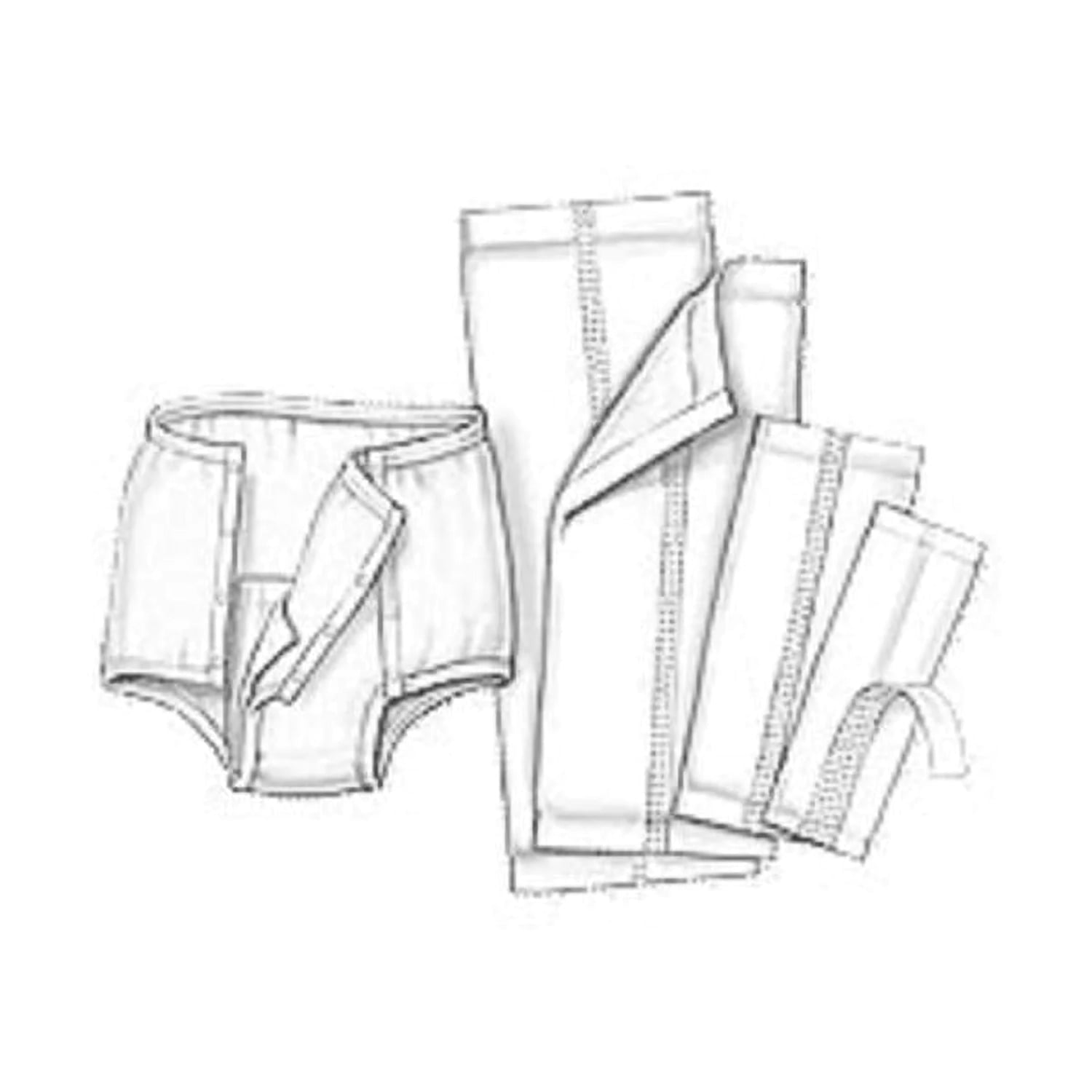 Cardinal Health, Garment Liner, Wings, Large, 10" X 24" Part No. 931b24 ...