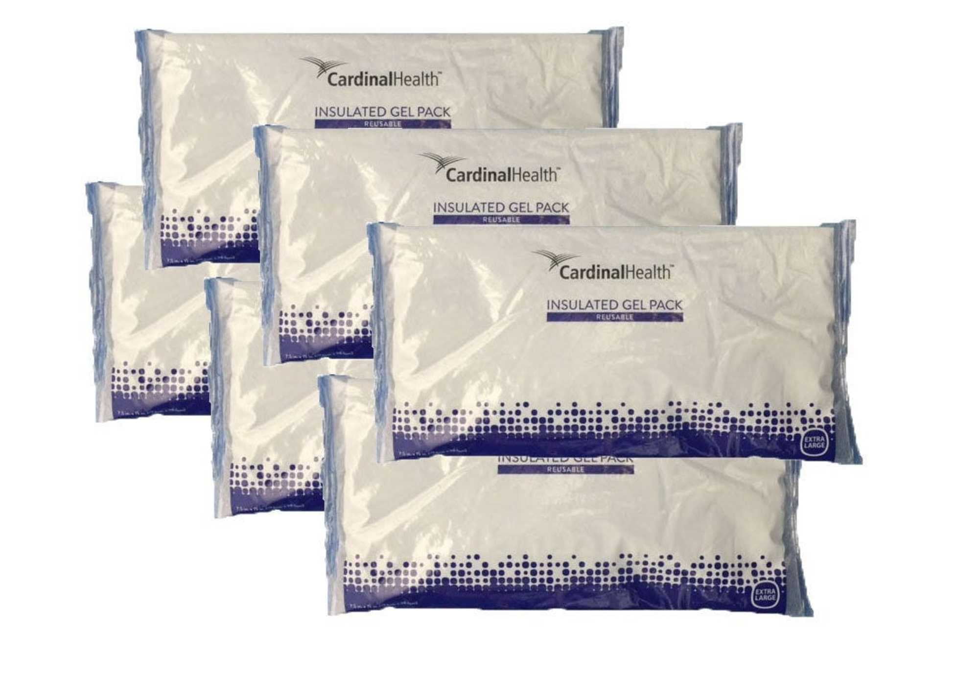 Cardinal Health Insulated Reusable Hot/Cold Gel Packs, Jumbo, 7-1/2" x ...
