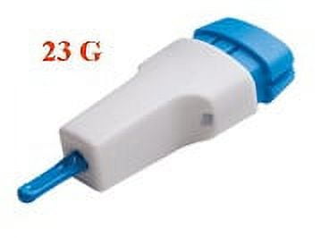 Cardinal Health ReliaMed Safety Lancets, 23G, Blue, Single Use, Sterile ...