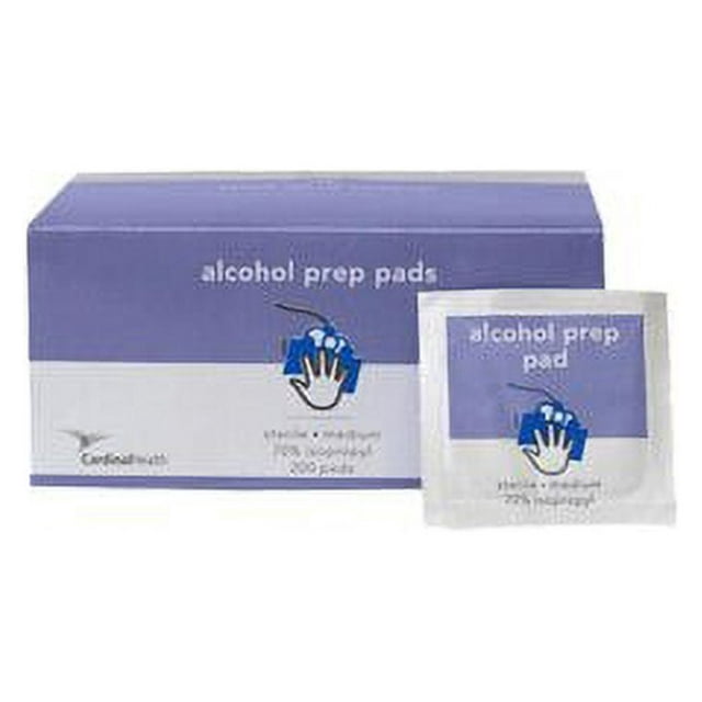 Cardinal Health ReliaMed Sterile Alcohol Wipe, 200 ct. - Walmart.com