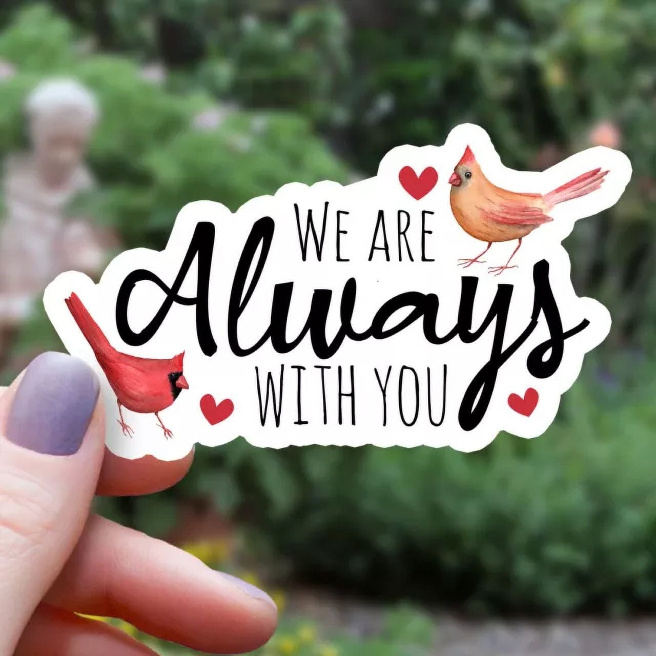 Cardinal & Hearts Female And Male Cardinals We Are Always With You ...