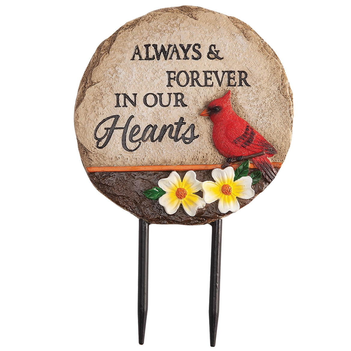 Always & Forever In Our Hearts Stake by Fox River Creations - Walmart.com
